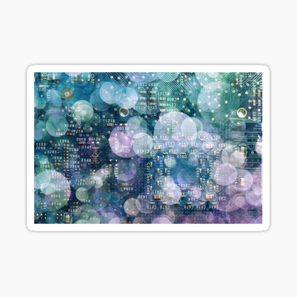 "MECHANISM TO MULTIVERSE" Sticker by Tammera | Redbubble