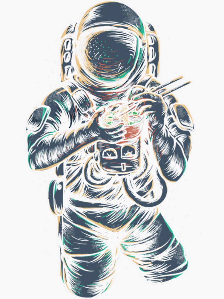 "Ramen Space" Sticker for Sale by tomijaya11 | Redbubble