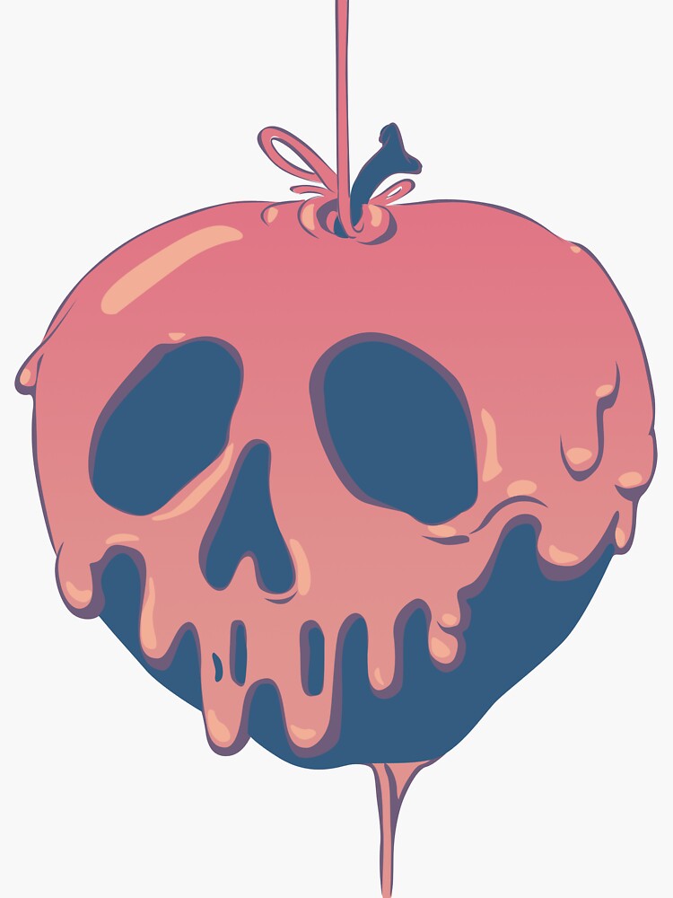 "One bite." Sticker for Sale by micheemee | Redbubble