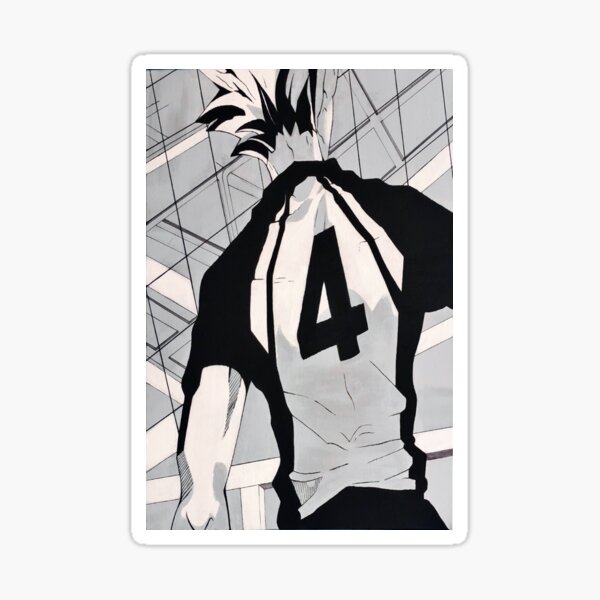 "Bokuto Back Haikyuu " Sticker for Sale by phelo | Redbubble