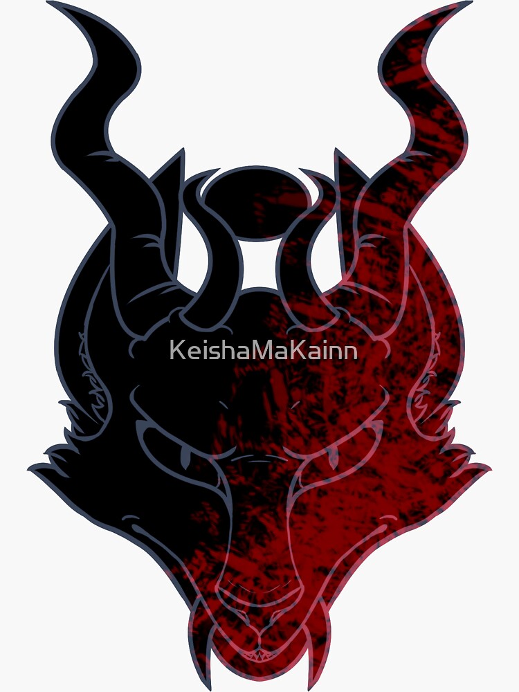 "Hellhound" Sticker by KeishaMaKainn | Redbubble