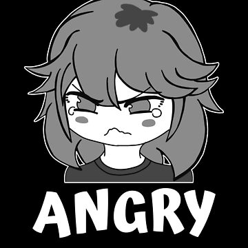"Funny Anime Manga Angry Pout Face Little Girl Cute Meme" Tote Bag for ...