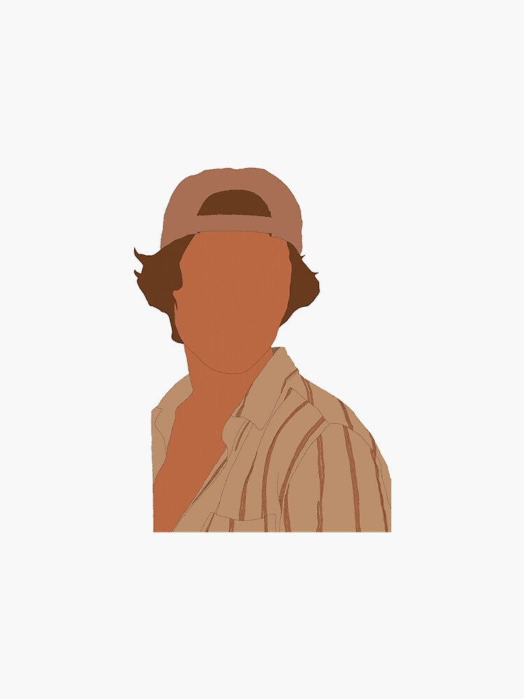 "John B Outer Banks Sticker" Sticker for Sale by laurencude | Redbubble