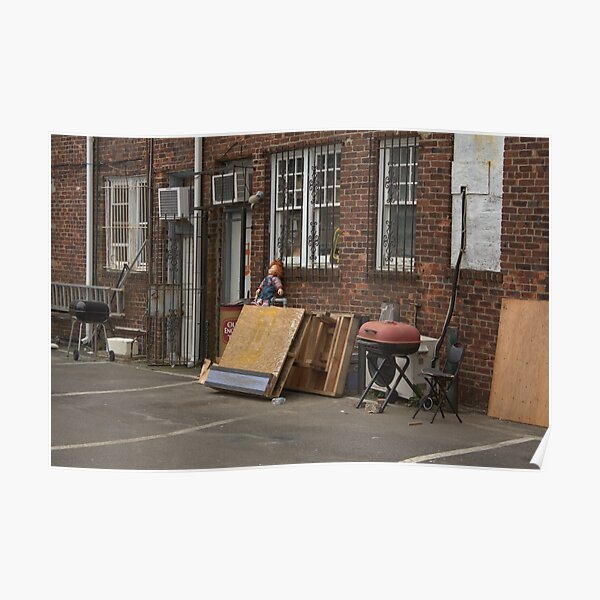 "Urban Backyard" Poster for Sale by Riddick4x5 | Redbubble