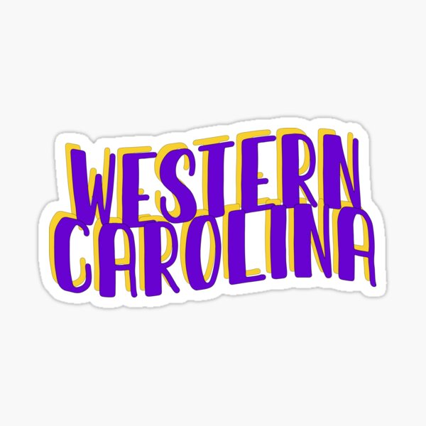"western Carolina" Sticker for Sale by LoveAnnaGrace | Redbubble