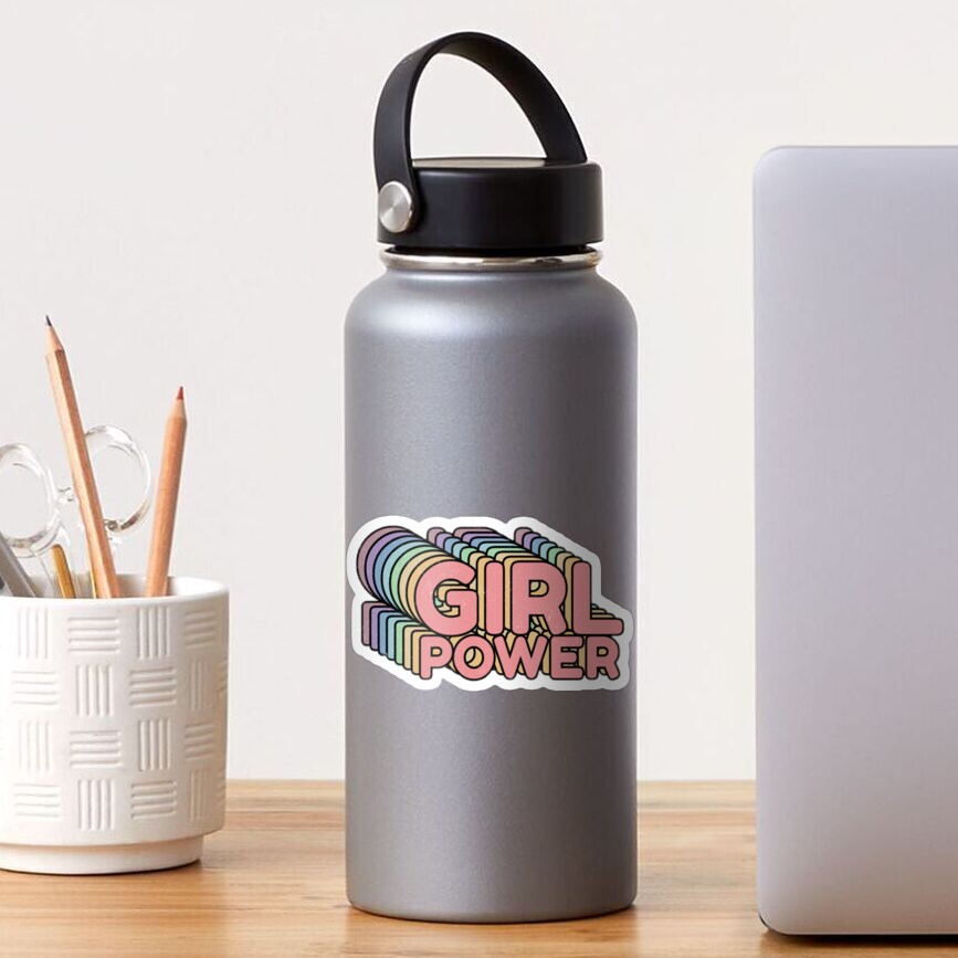 "girl pwr" Sticker for Sale by hala- | Redbubble