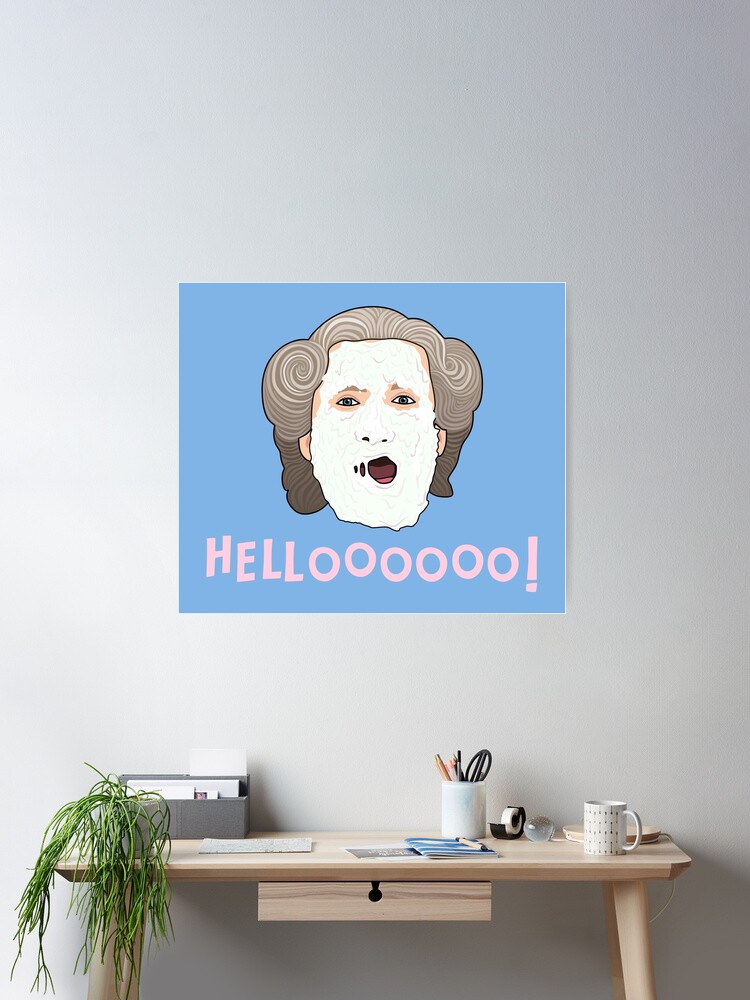 "Mrs Doubtfire | Hello" Poster for Sale by Horrorshow Art | Redbubble