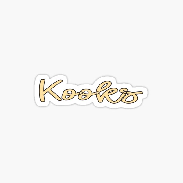 "Kooks" Sticker for Sale by mgund19 | Redbubble