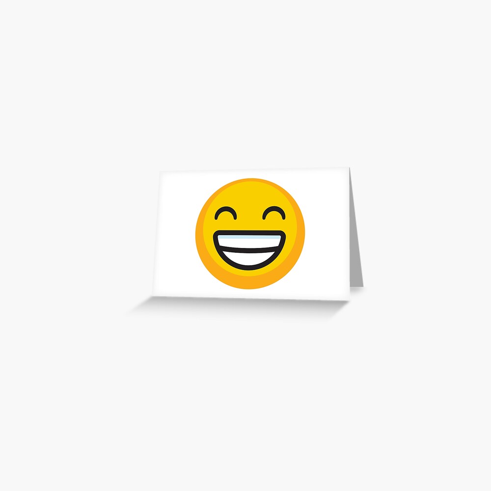 "Smile Emoji" Greeting Card by Mohamedhadim | Redbubble