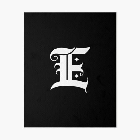 "Letter E Cool Vintage Design Gift" Art Board Print by SuperFreshArt ...