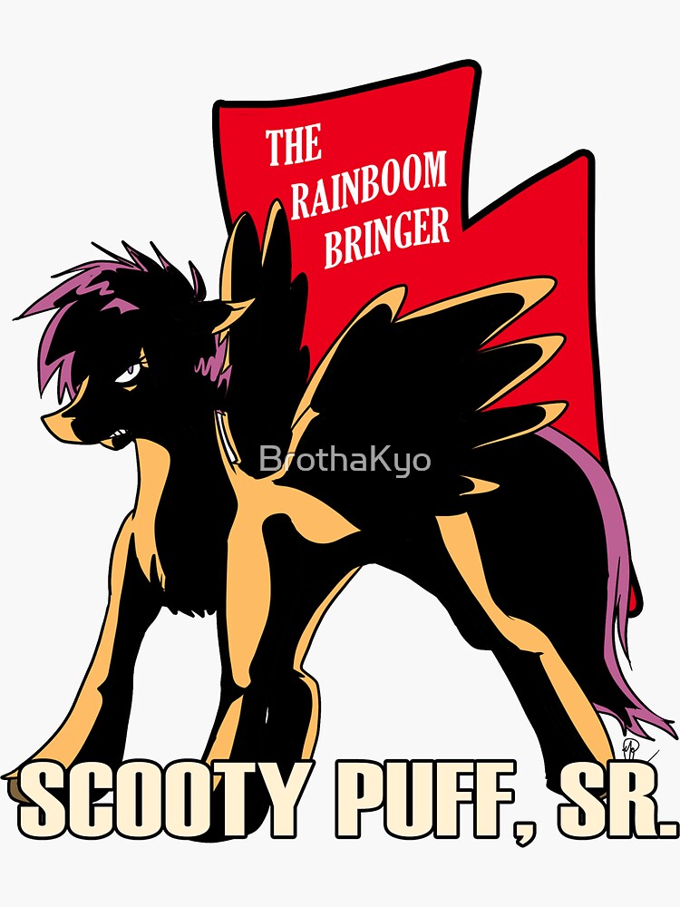 "Scooty Puff Sr." Sticker by BrothaKyo | Redbubble