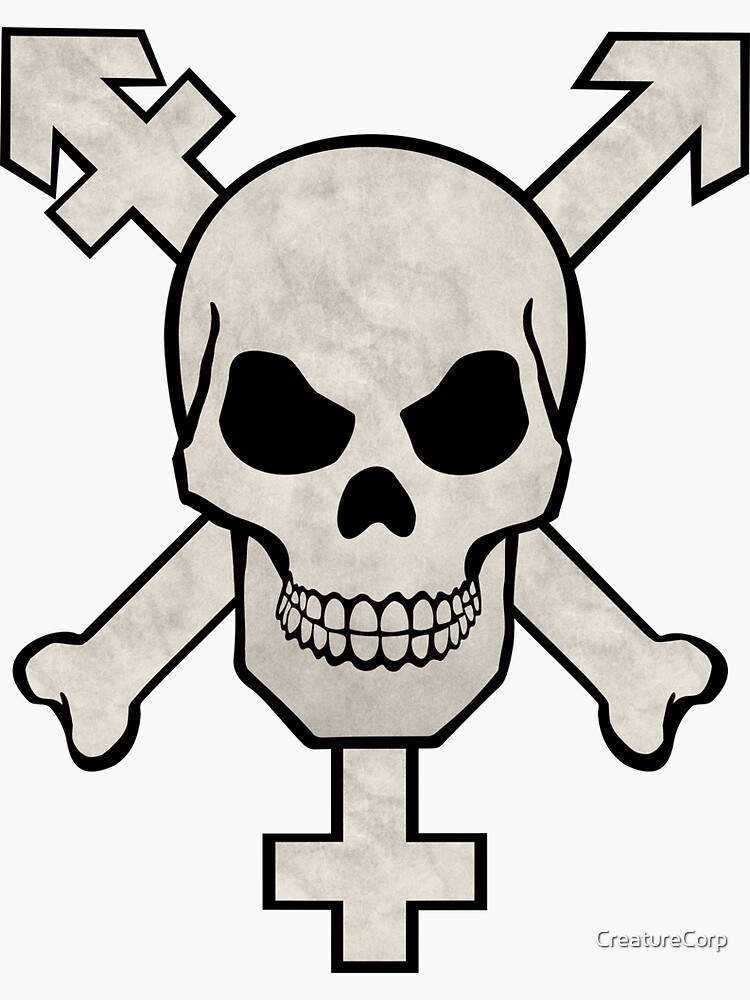 "Trans Pirates" Sticker for Sale by CreatureCorp | Redbubble