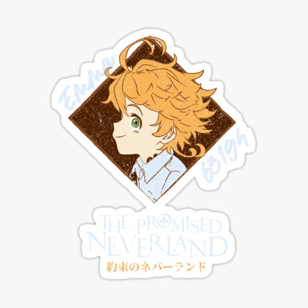"THE PROMISED NEVERLAND: EMMA (GRUNGE STYLE)" Sticker for Sale by ...