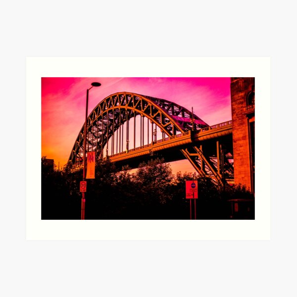 "TYNE BRIDGE" Art Print by BethanInChains | Redbubble