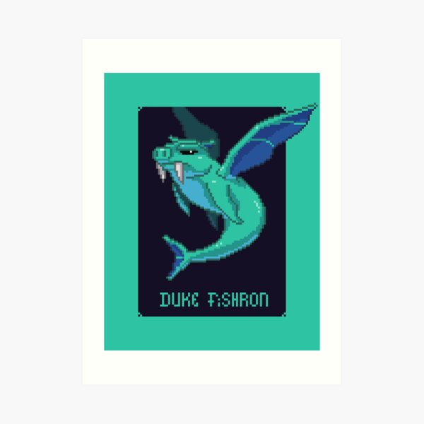 "Duke Fishron - Terraria Poster" Art Print by joGdraws | Redbubble