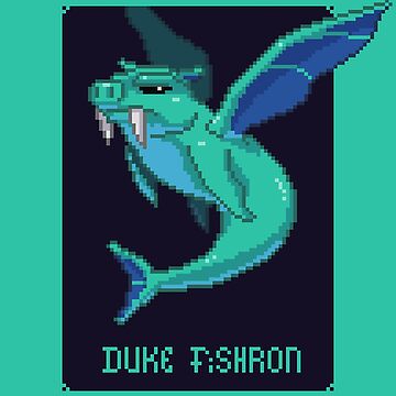 "Duke Fishron - Terraria Poster" Poster by joGdraws | Redbubble