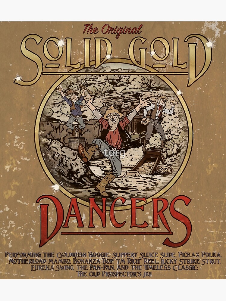 "The Original Solid Gold Dancers" Poster for Sale by torg | Redbubble