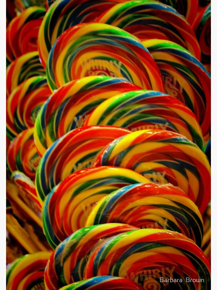 "Lollipops" Spiral Notebook for Sale by Barbara Brown | Redbubble