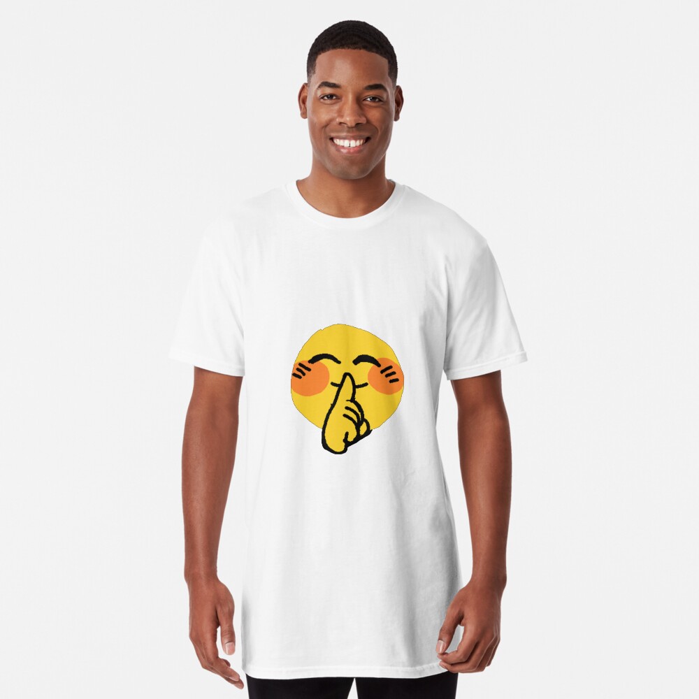 "Shush Cursed Emoji" Sticker for Sale by pepecharls | Redbubble