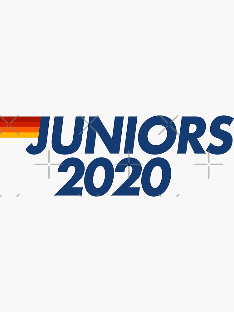 "Juniors 2020" Sticker by drewsandler | Redbubble