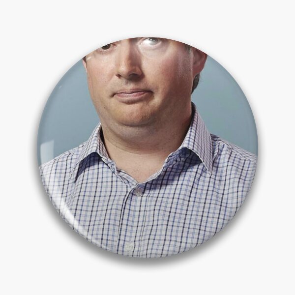 "MARK CORRIGAN PEEP SHOW" Pin for Sale by Ellis971 | Redbubble
