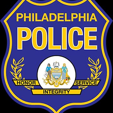 "Philadelphia Police" Sticker for Sale by BryceWhiite | Redbubble