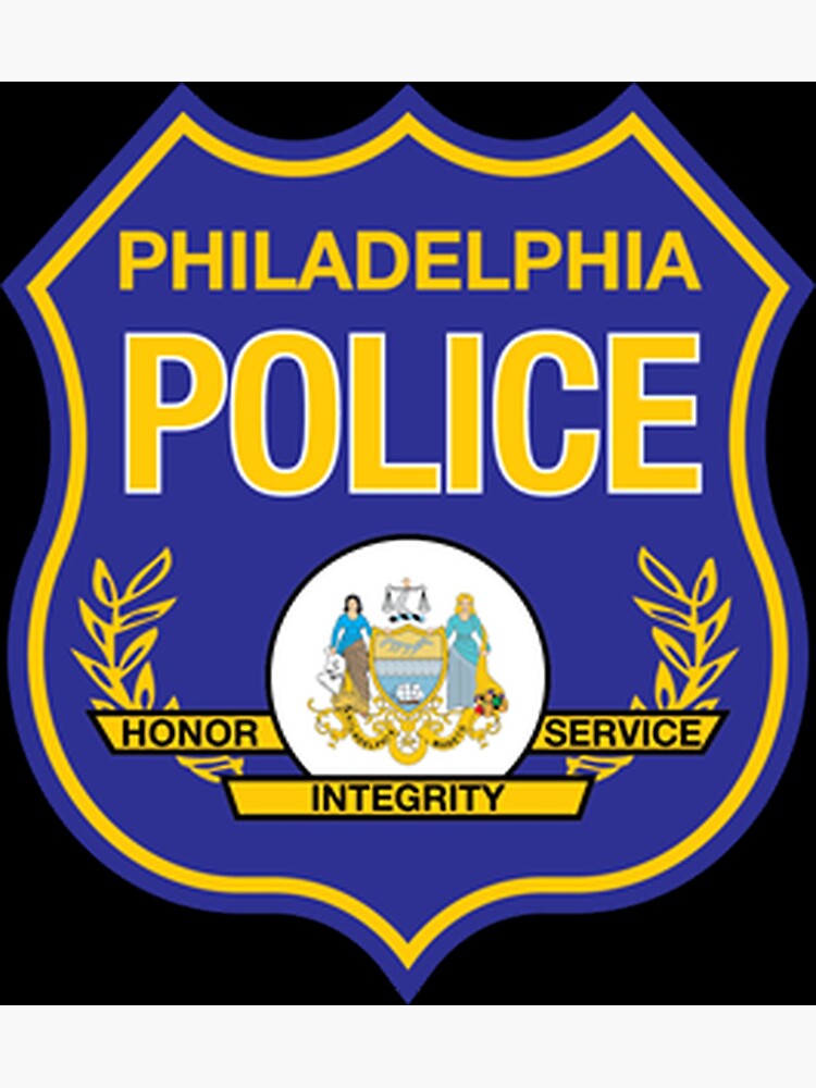 "Philadelphia Police" Sticker for Sale by BryceWhiite | Redbubble
