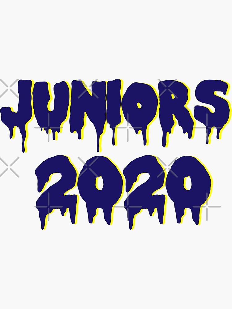 "Juniors 2020 " Sticker for Sale by drewsandler | Redbubble