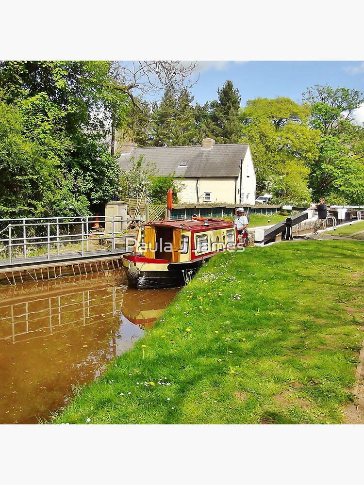 "Brynich Lock, Monmouthshire & Brecon Canal" Poster by Pau7a | Redbubble