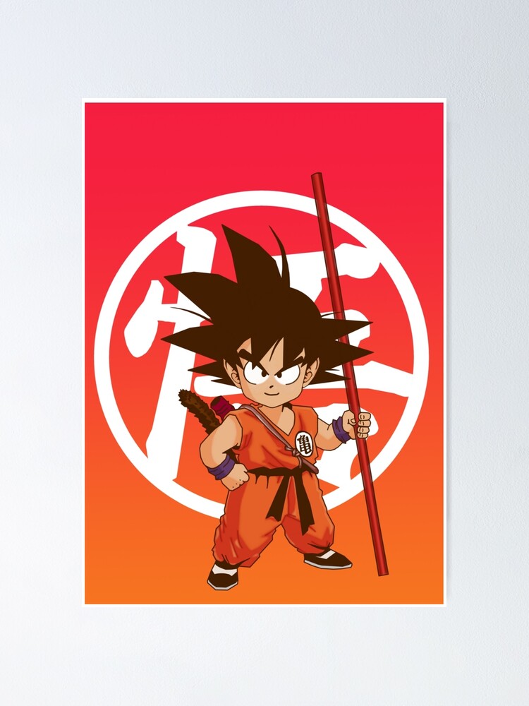 "KID GOKU" Poster for Sale by JMC111 | Redbubble