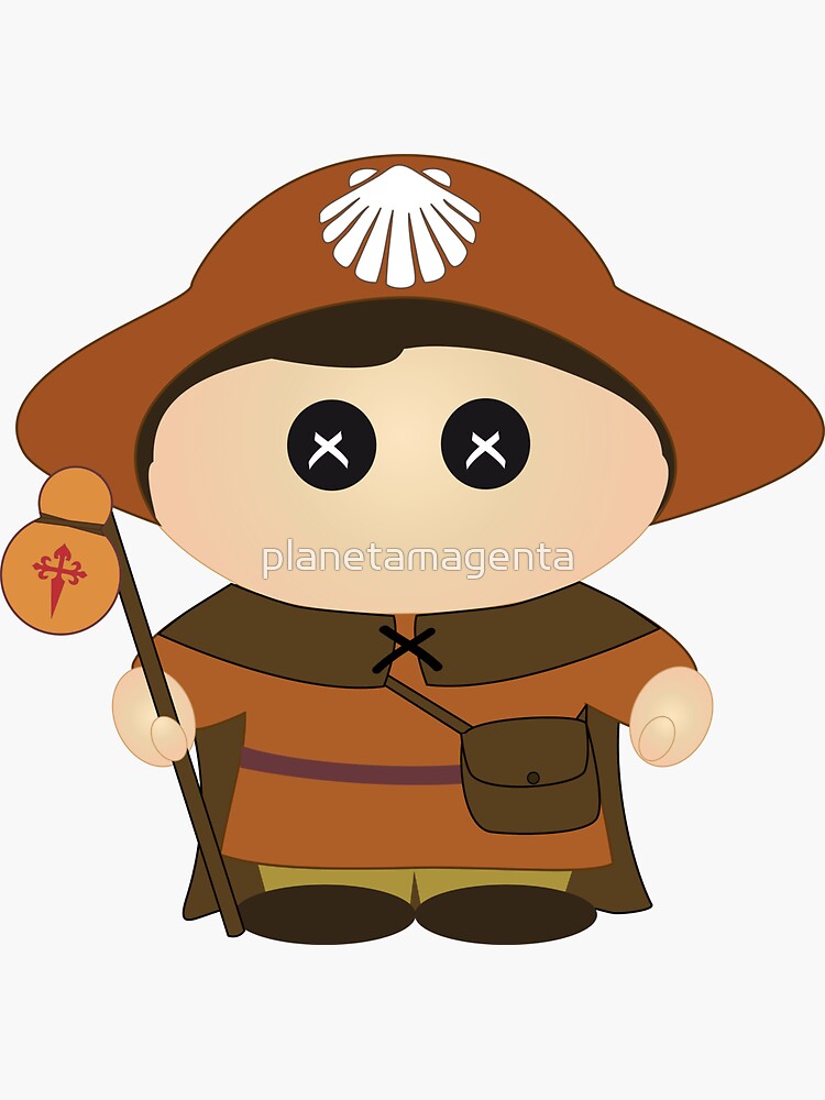 "PILGRIM" Sticker by planetamagenta | Redbubble