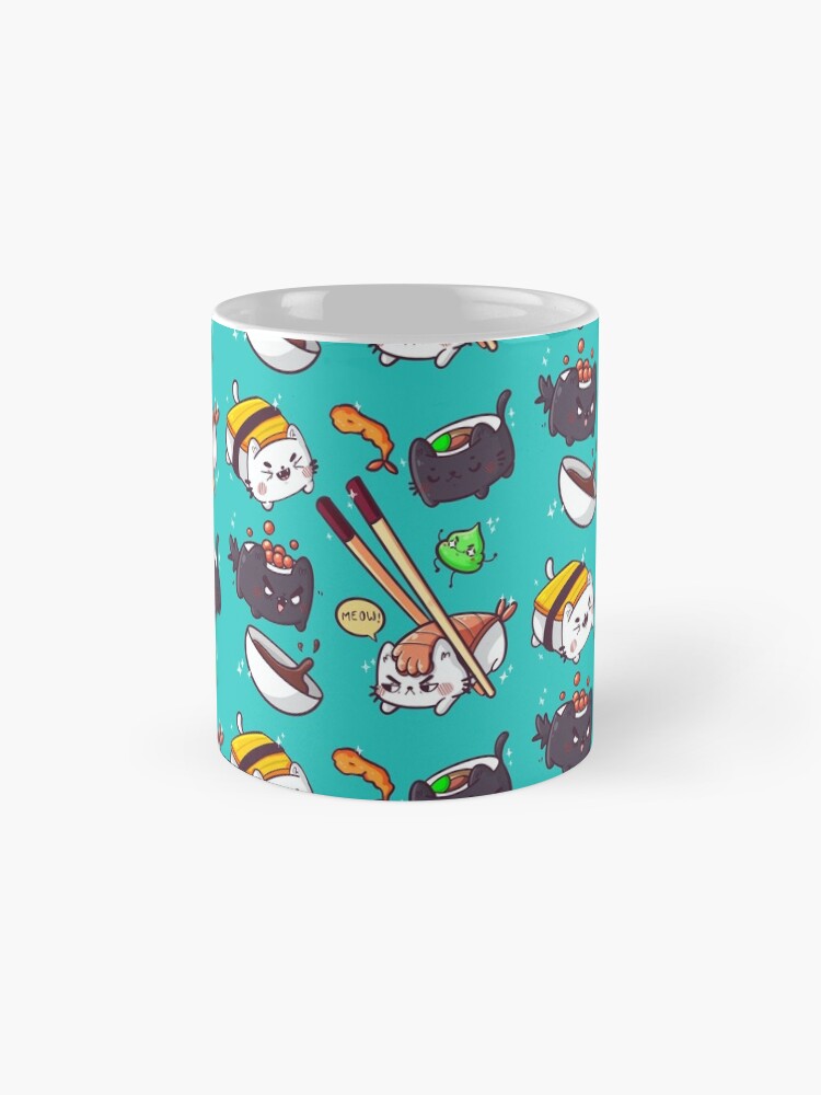 "Sushi cats" Coffee Mug for Sale by lunaticpark | Redbubble
