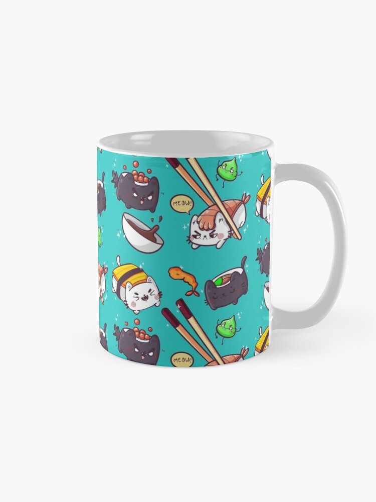 "Sushi cats" Coffee Mug for Sale by lunaticpark | Redbubble