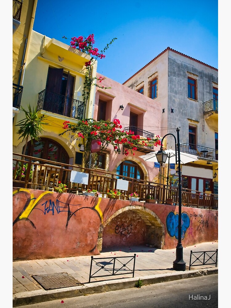 "chania" Poster by HalinaJ | Redbubble