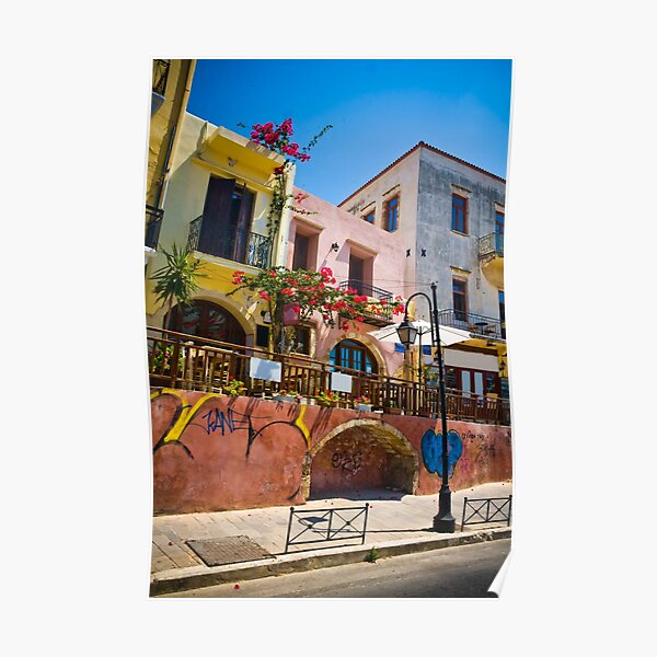 "chania" Poster by HalinaJ | Redbubble