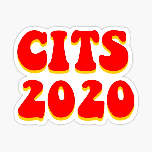 "CITS 2020 Groovy" Sticker for Sale by drewsandler | Redbubble