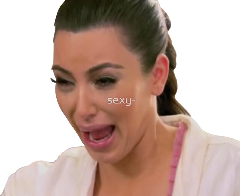Kim Kardashian Crying: Stickers | Redbubble