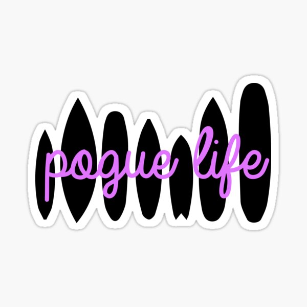 "outer banks pogue life " Sticker for Sale by savsania | Redbubble