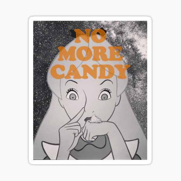 "No More Candy Gurl" Sticker for Sale by JJDesignShop | Redbubble
