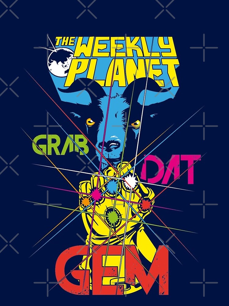 "The Weekly Planet; GRAB DAT GEM" iPhone Case for Sale by Karl-der ...