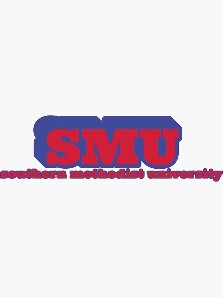 "smu letters " Sticker for Sale by SmartStickers | Redbubble