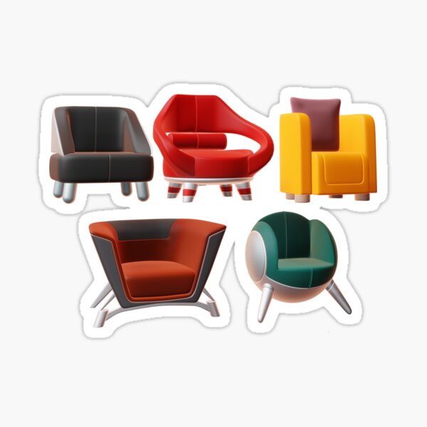"Recliner stickers" Sticker by msha | Redbubble