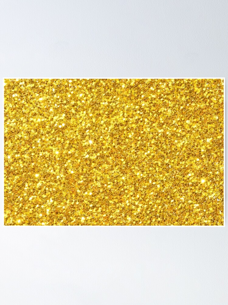 "Gold glitter and sparkles" Poster by artonwear | Redbubble