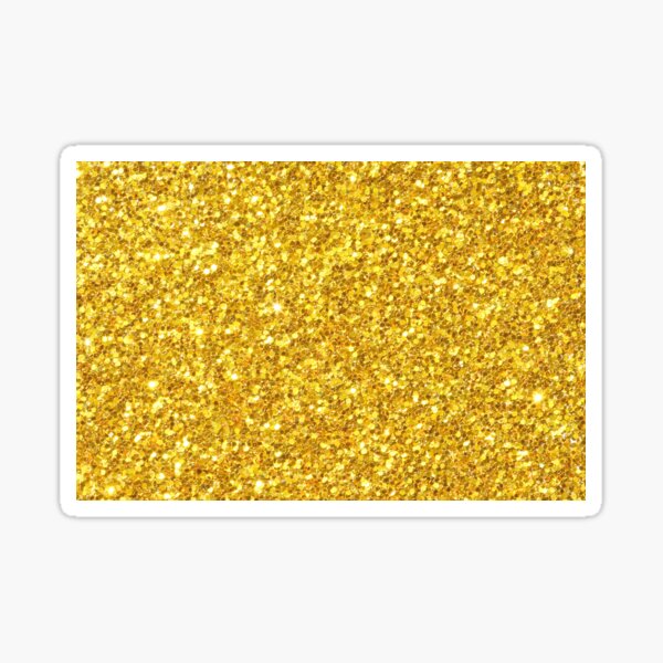 "Gold glitter and sparkles" Sticker for Sale by artonwear | Redbubble