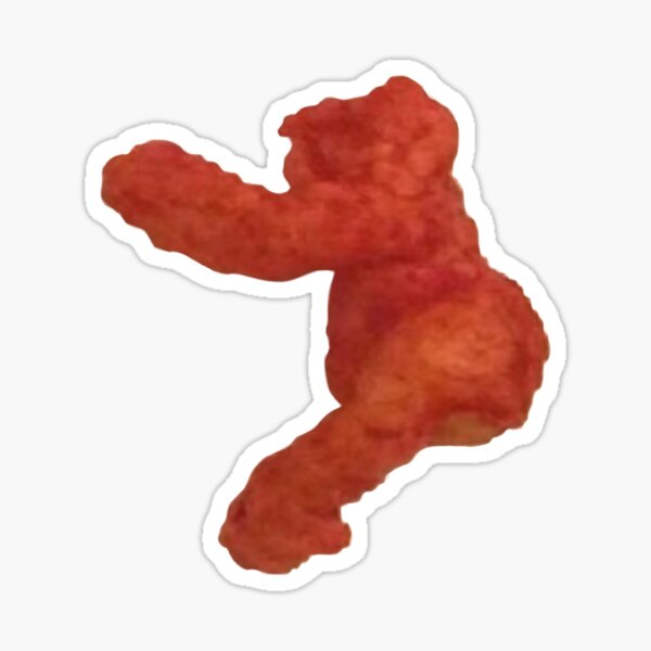 "Hot Cheeto That Looks Like Harambe" Sticker for Sale by Smol ...