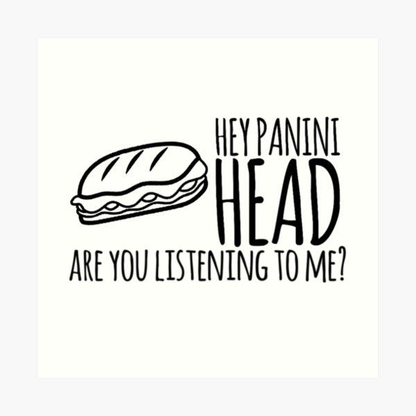 "Hey Panini head " Art Print for Sale by voiddestiel | Redbubble