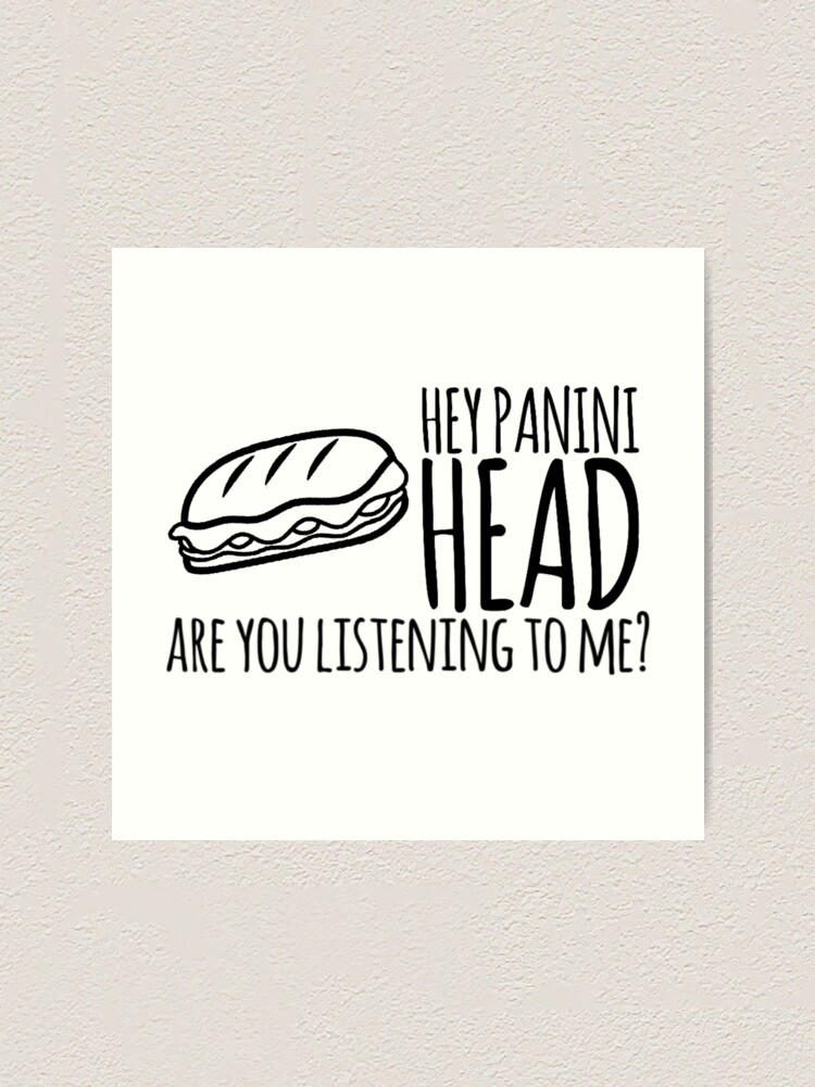 "Hey Panini head " Art Print for Sale by voiddestiel | Redbubble