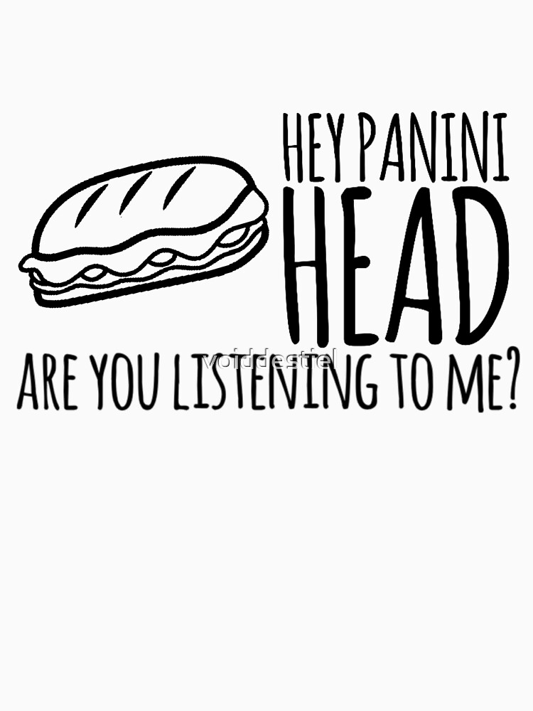 "Hey Panini head " T-shirt for Sale by voiddestiel | Redbubble | gordon ...