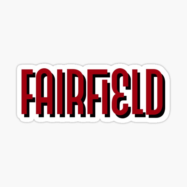 "Fairfield University" Sticker for Sale by taracoelho3 | Redbubble