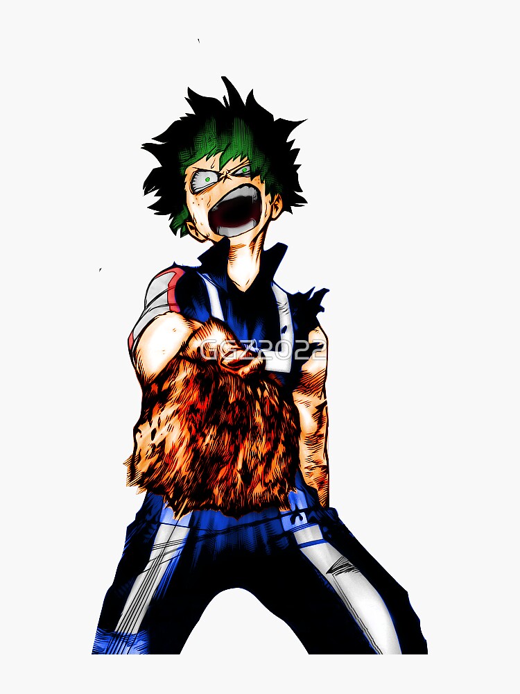 "Broken Hand Deku" Sticker by GGZ2022 | Redbubble